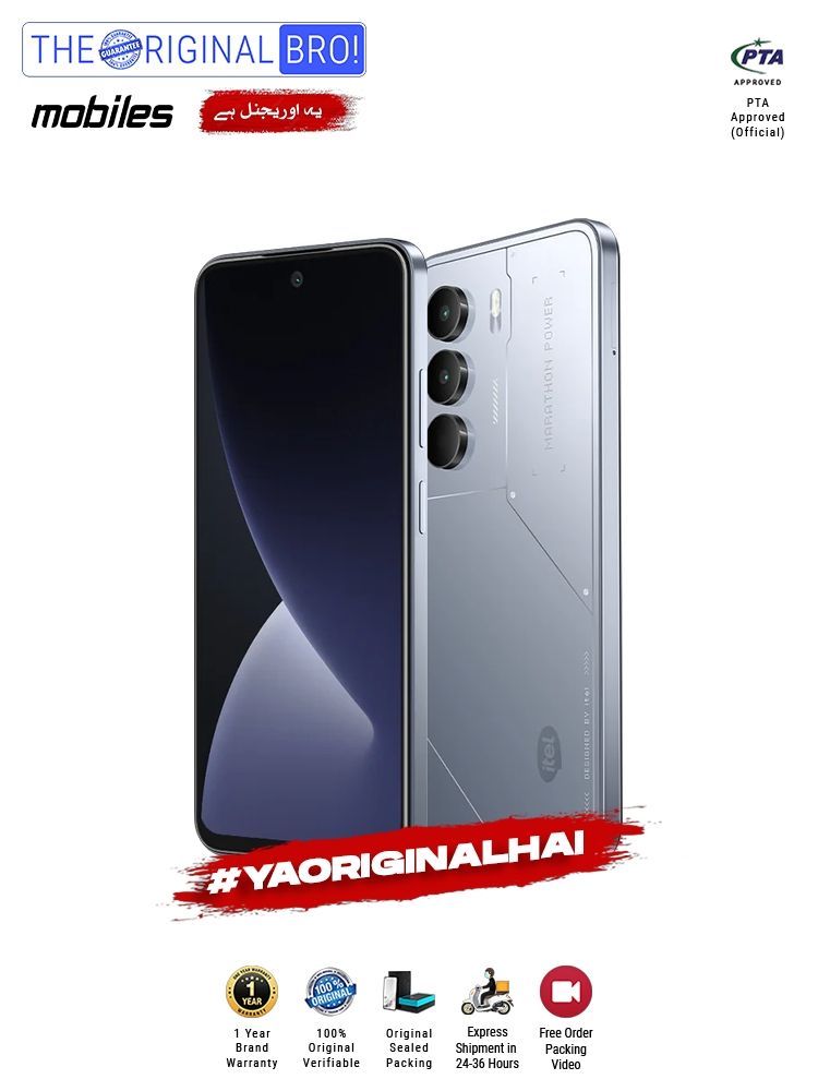 Itel P70 - 4GB RAM - 128GB Storage - PTA Approved - 12 Months Warranty - Silver - The Original ...